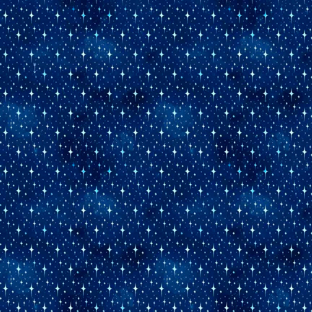 Celestial Fabric Stars in Blue From Quilting Treasures 100% Cotton - Etsy