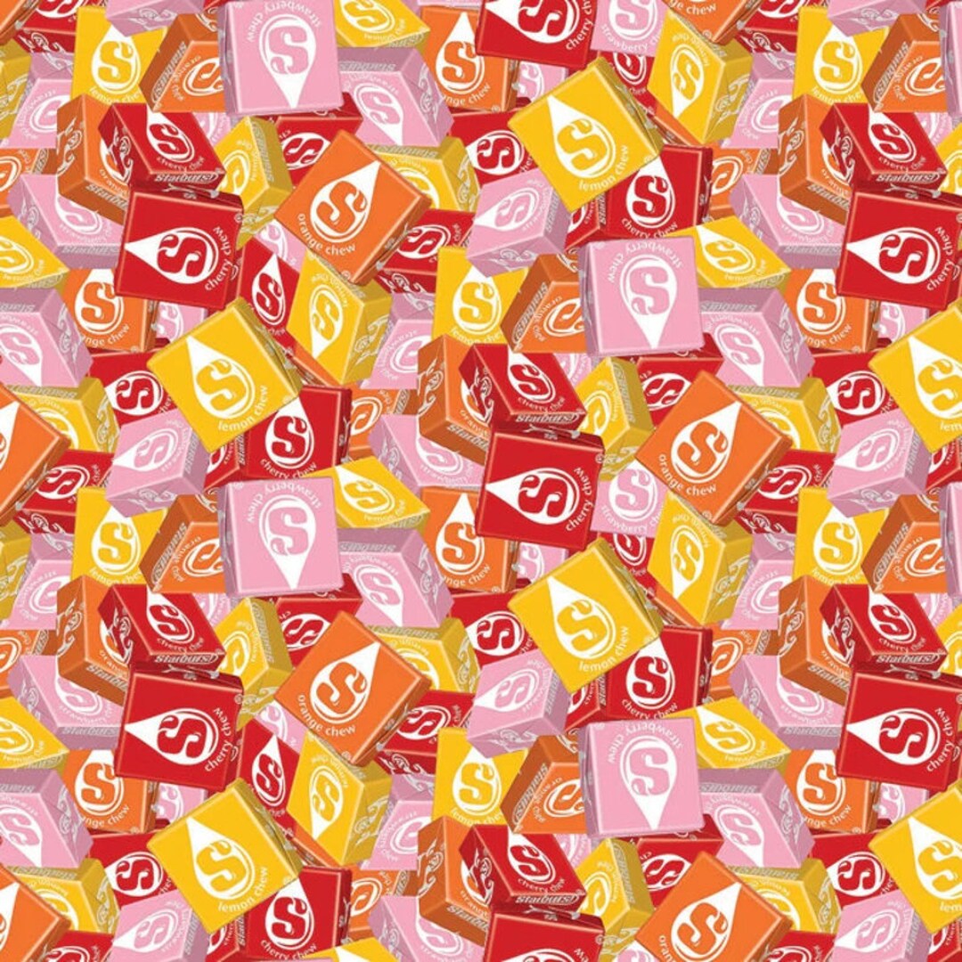 FQ 18"x21" Candy Fabric Mars Starburst From Springs Creative 100% ...