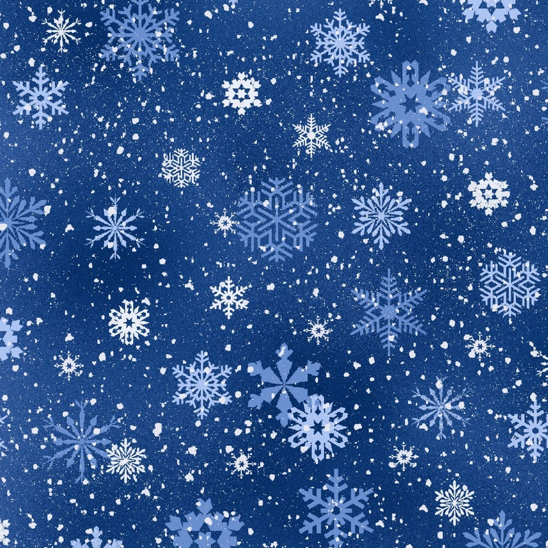 Snowflake Fabric - Etsy