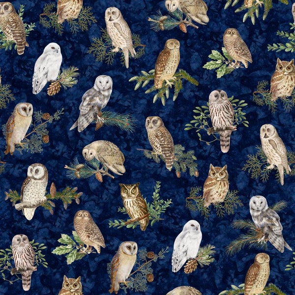 Owl Fabric - Etsy
