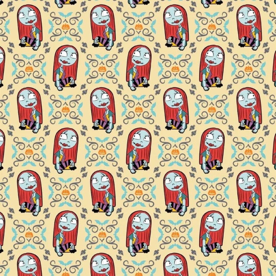 Disney Fabric the Nightmare Before Christmas Master of Fright Scream ...