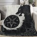 Goth Satanic Devil Blanket, Occult, Gothic, Demon, Demonic Throw, Quilt ...