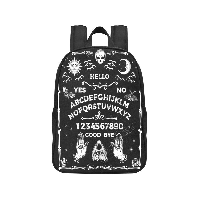 Goth Ouija Board Black Backpack Occult Gothic Travel Bag - Etsy