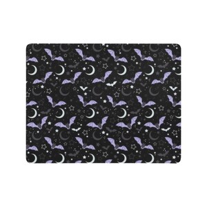 Pastel Goth Bat Moon Desk Mat, Witch Desk Mat XL, Creepy Cute Gaming ...