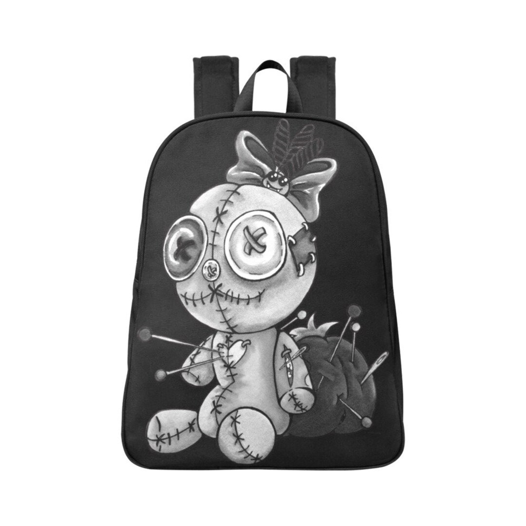 Goth Voodoo Black Backpack, Occult, Gothic Travel Bag, School ...