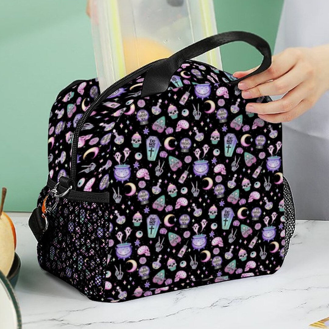 Witchy Lunch Bag Witchcore Food Bag Gothic Lunchbox Gothic - Etsy