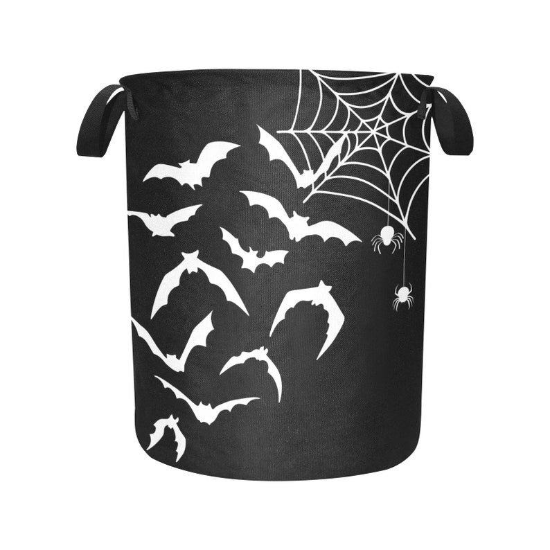 Goth Bat Spider Web Laundry Basket Gothic Bathroom Decor - Etsy