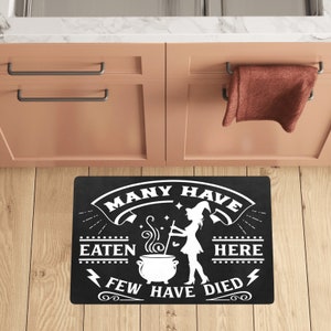 Goth Unique Kitchen Mat Gothic Home Decor Rug Black - Etsy