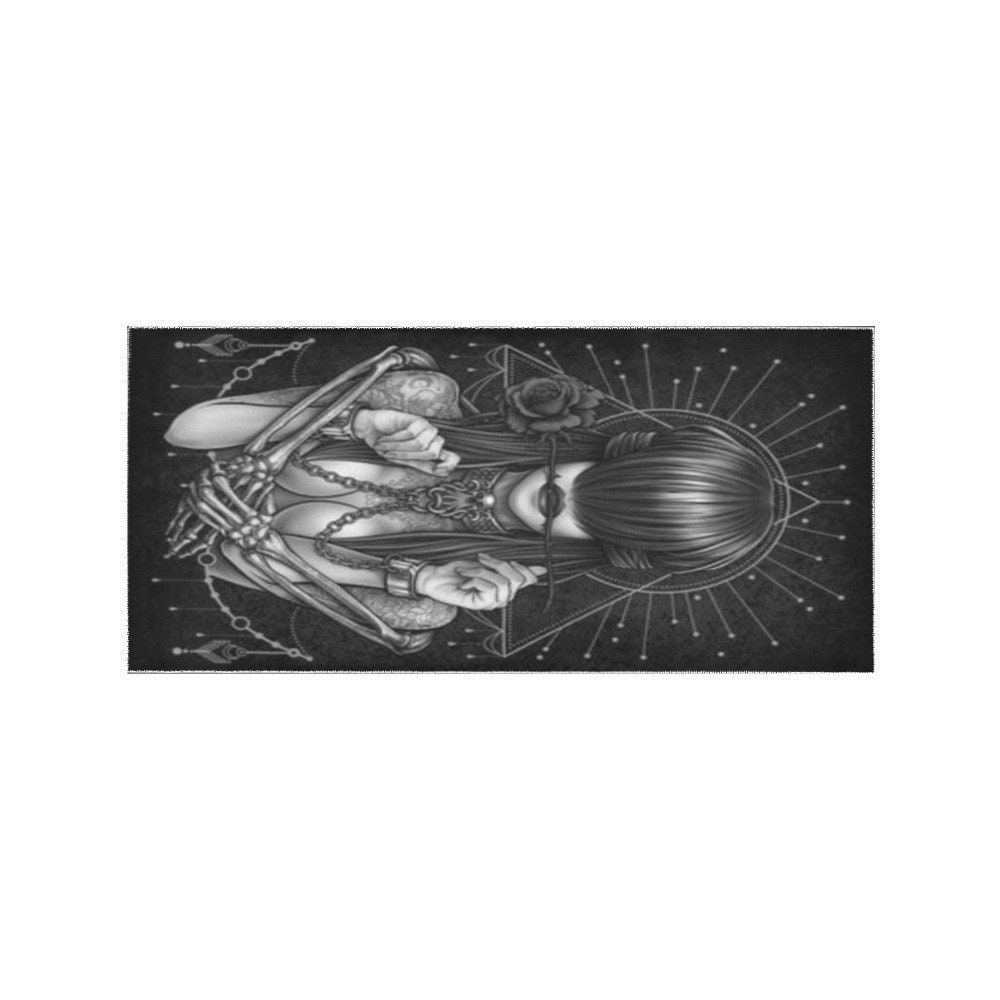 Witch & Skeleton Shroud Area Rug Goth Home Decor Gothic - Etsy