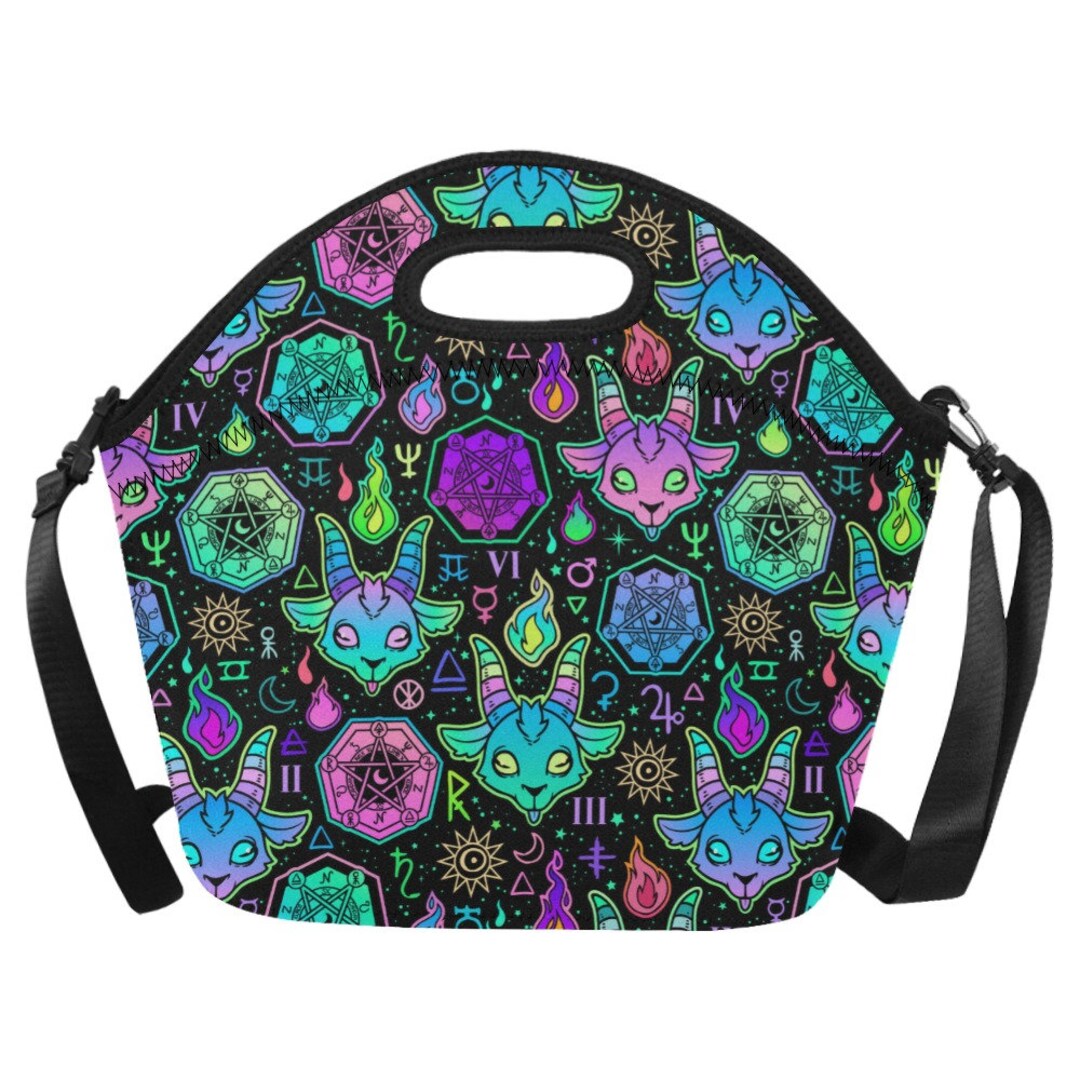 Pastel Goth Satanic Goat Lunch Bag FE Gift Travel Drink - Etsy