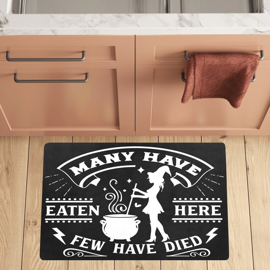 Goth Unique Kitchen Mat Gothic Home Decor Rug Black - Etsy