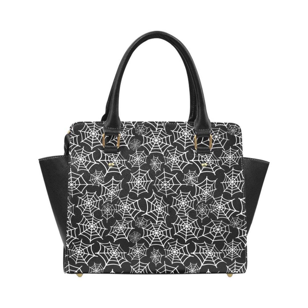 Witch Spider Web Shoulder Handbag, Goth Purse, Occult Crossbody Bag ...