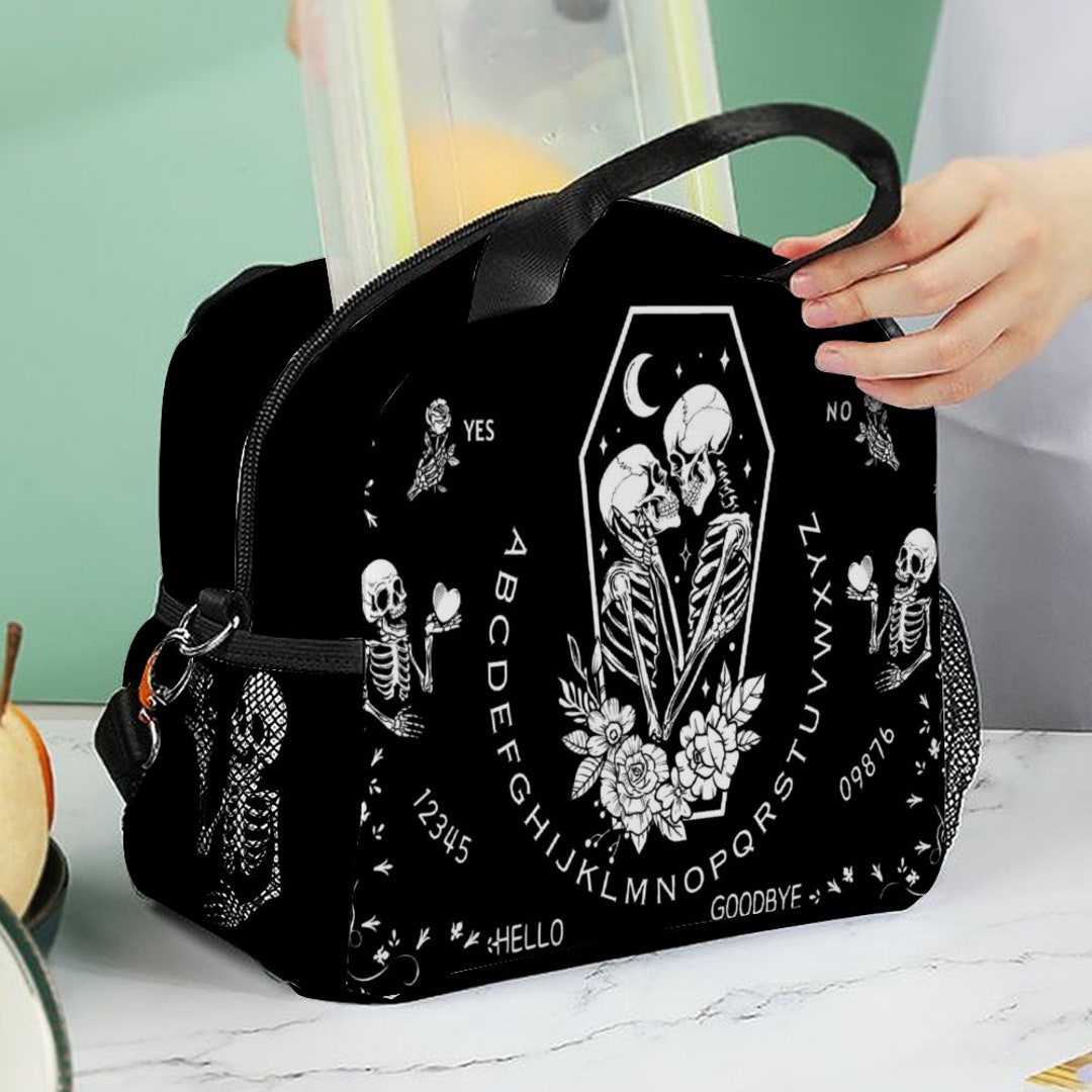 Goth Skeleton Ouija Board Lunch Bag Lunch Bag / FE Gift - Etsy