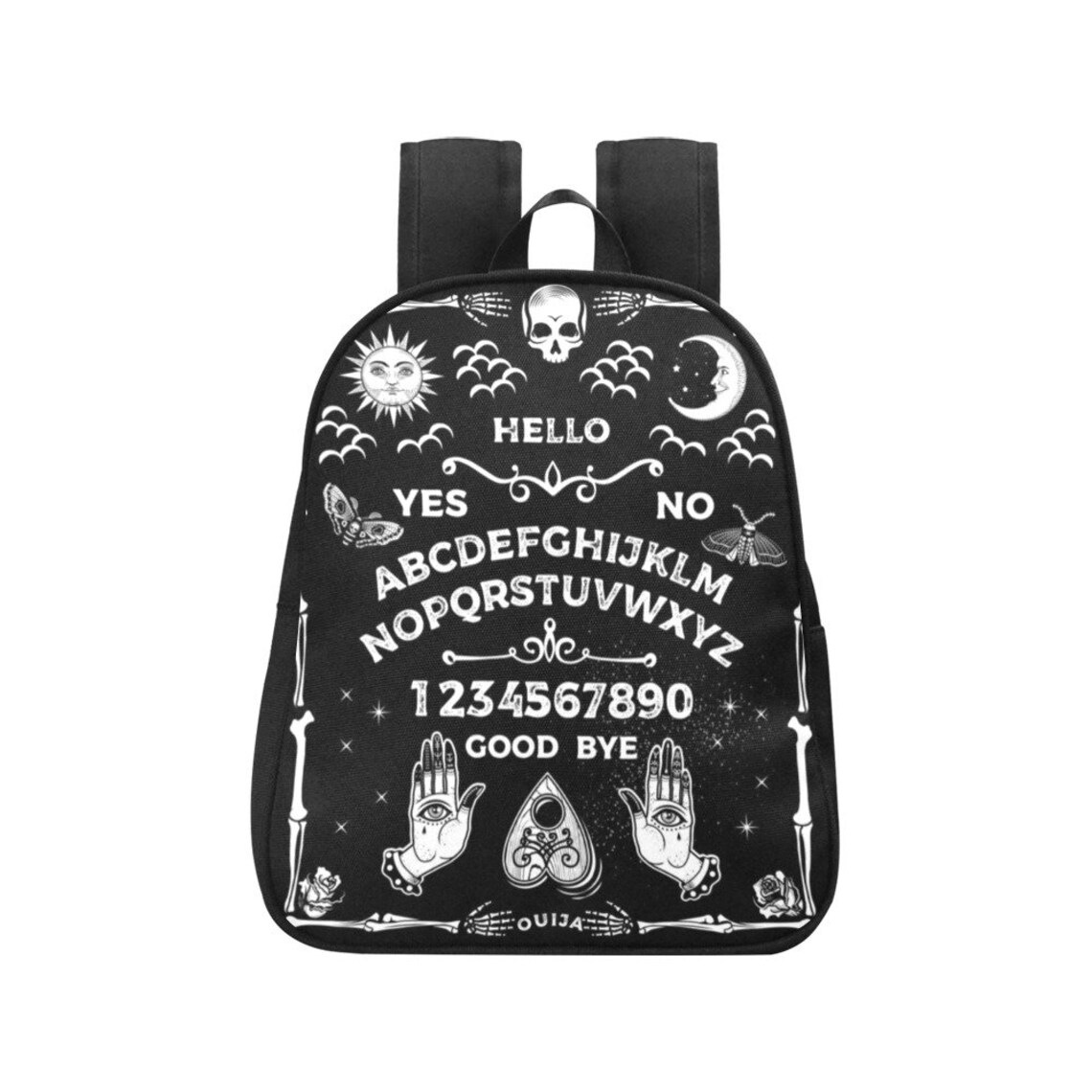 Goth Ouija Board Black Backpack Occult Gothic Travel Bag - Etsy