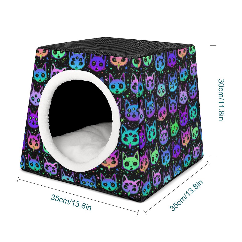 Pastel Goth Pet Soft Sleeping Bed Puppy & Cat House Gothic - Etsy