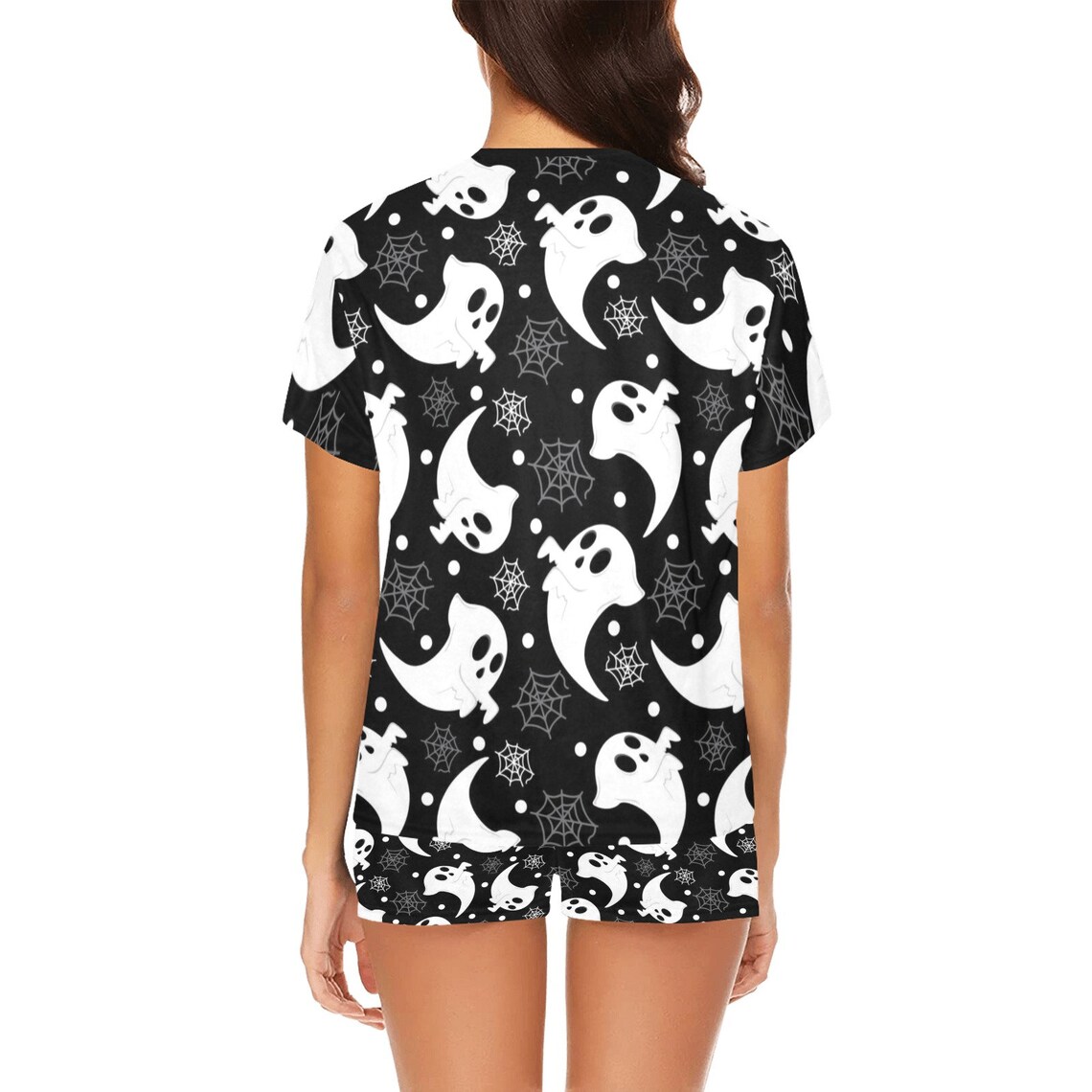 Spooky Ghost Pajamas Gothic Womans Pajamas Clothing Yami - Etsy