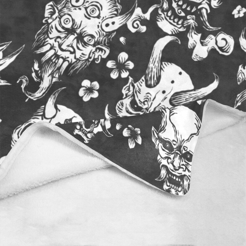 Goth Satanic Devil Blanket Occult Gothic Demon Demonic - Etsy