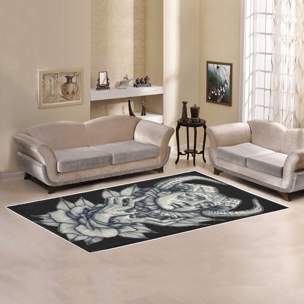 Occult Devil Demon Area Rug Goth Home Decor Gothic Bedroom - Etsy