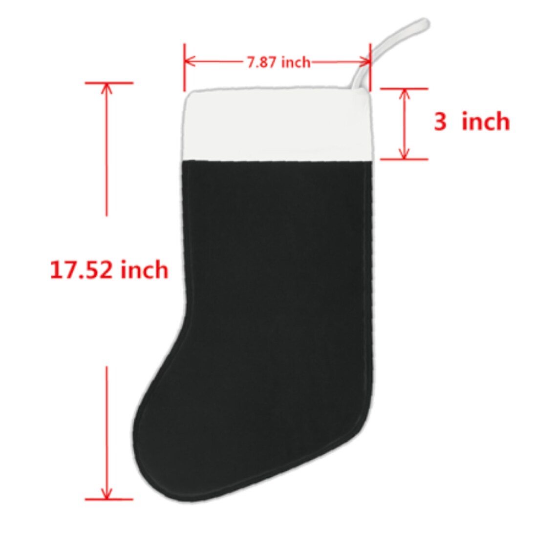 Satanic Christmas Stocking Black Christmas Stocking Goth - Etsy