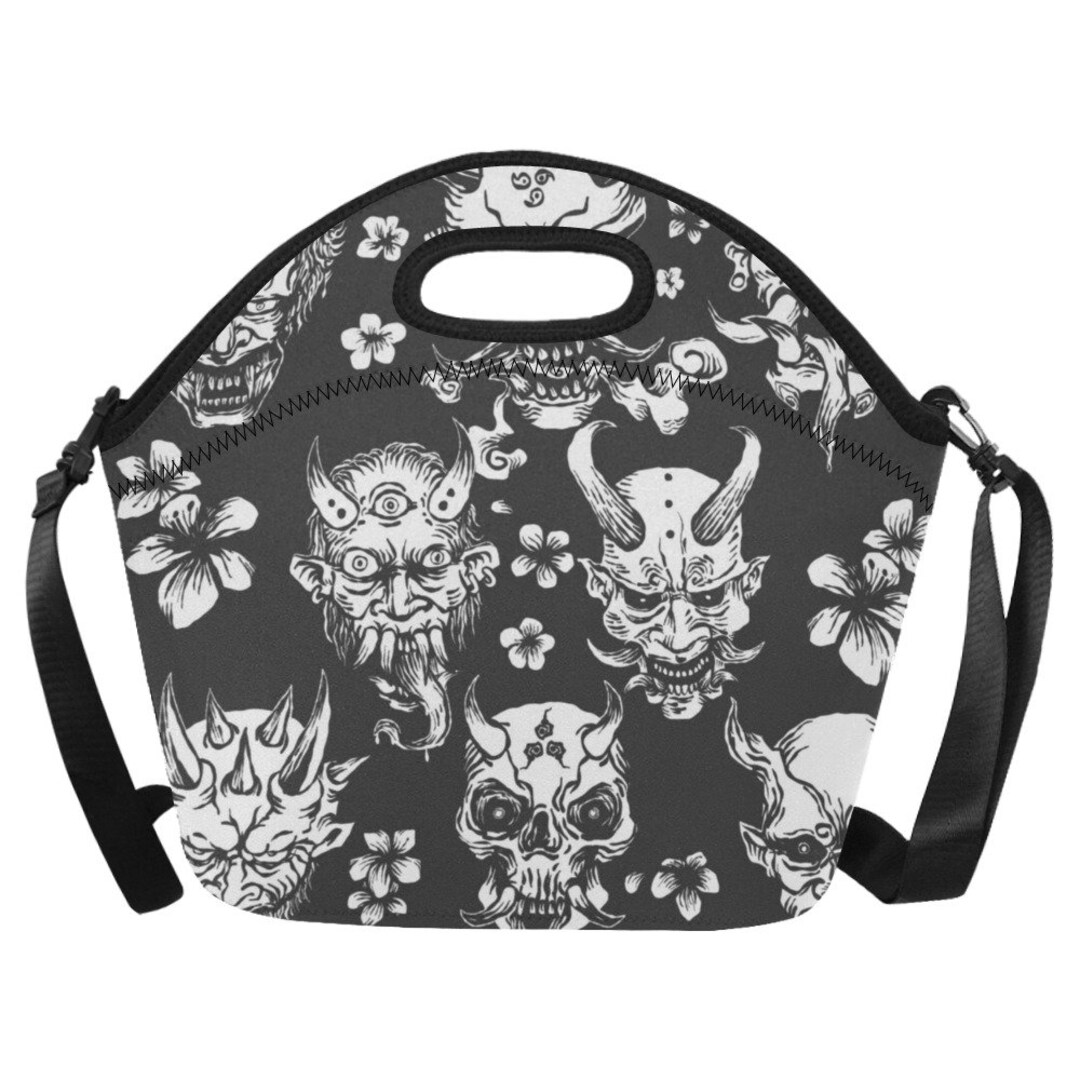 Satanic Demonic Devil Gothic Goth Lunch Bag, FE Gift, Travel, Drink ...