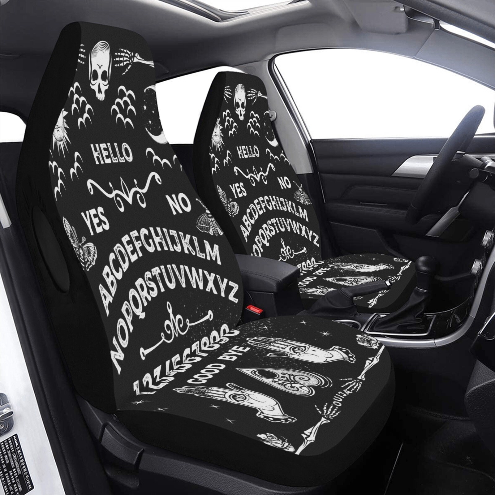 Ouija Board Goth Car Seat Covers, Gothic Mystical car accessories ...