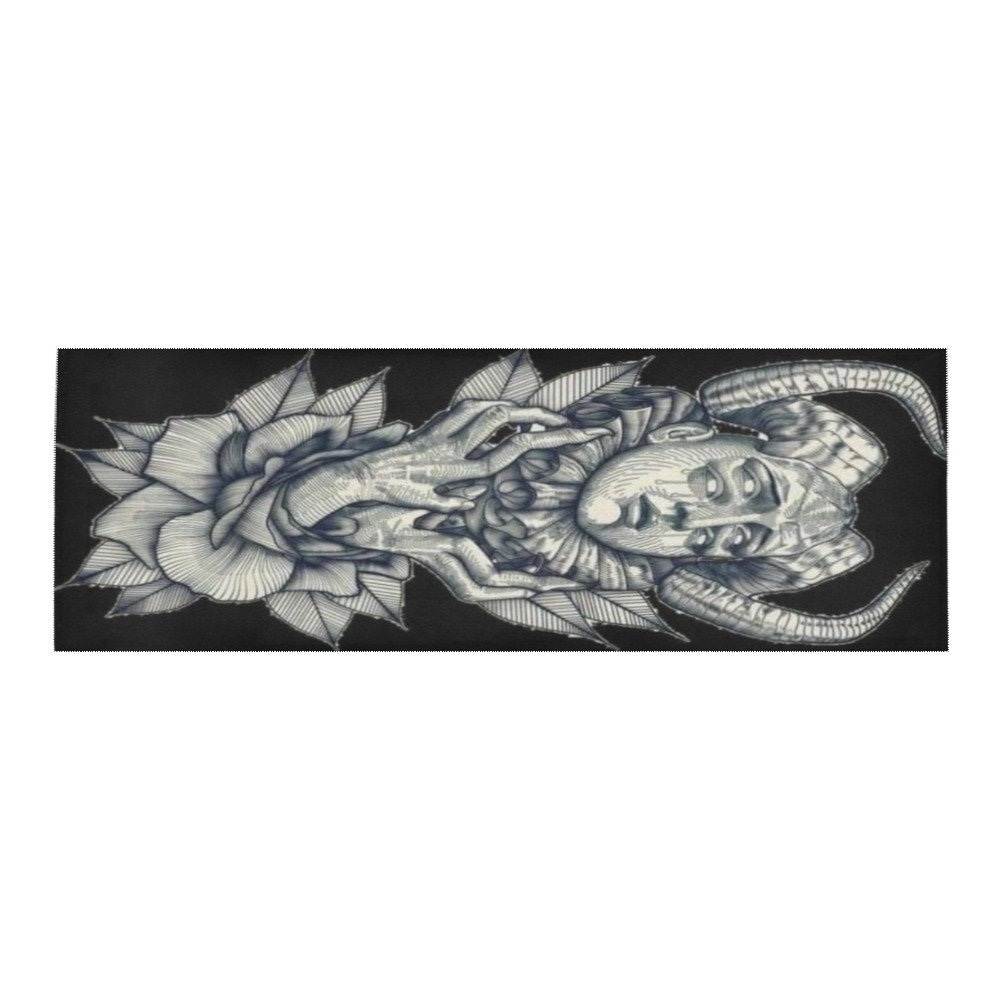 Occult Devil Demon Area Rug Goth Home Decor Gothic Bedroom - Etsy