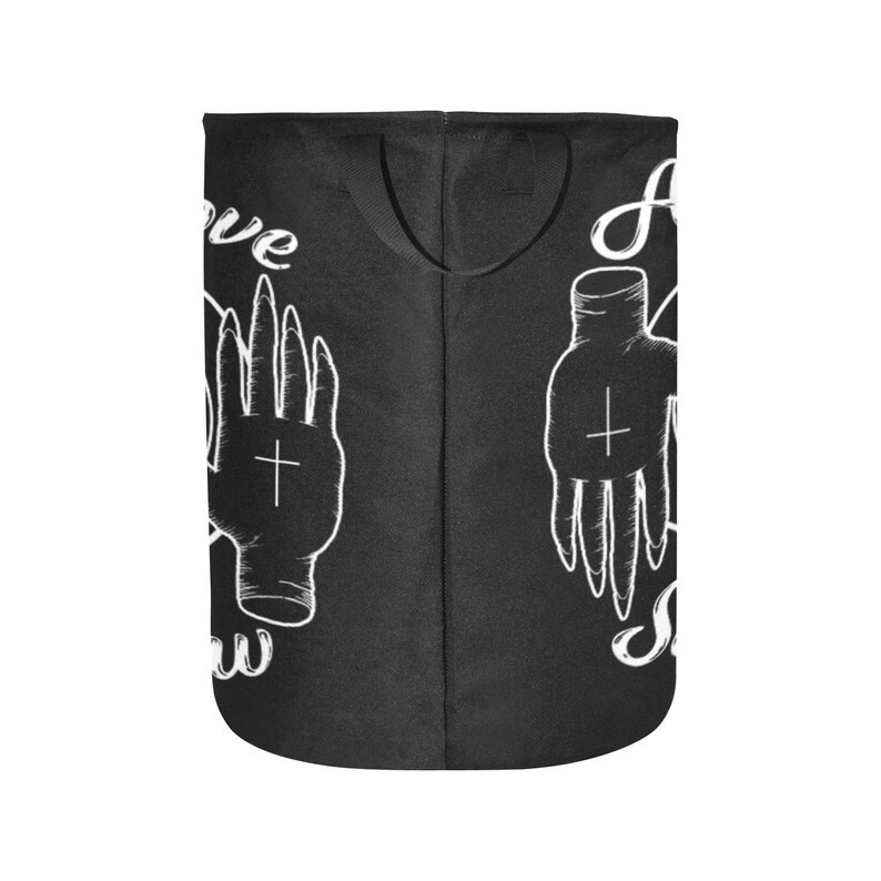 Baphomet Satanic Laundry Basket as Above so Below Goth Bathroom Decor ...