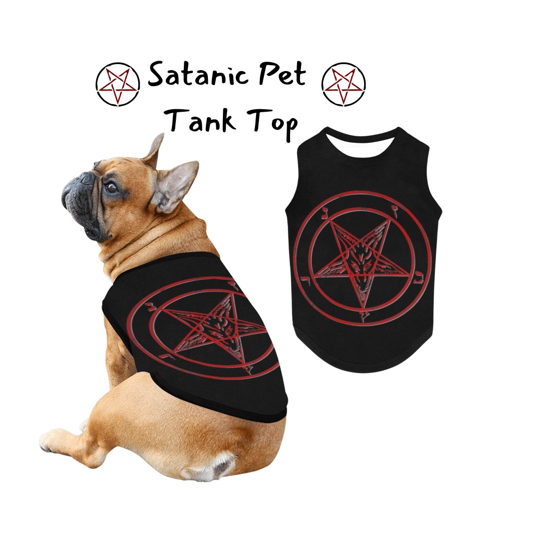 BAPHOMET PET Tank Top Goth Dog Clothes Gothic Puppy - Etsy