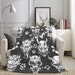 Goth Satanic Devil Blanket, Occult, Gothic, Demon, Demonic Throw, Quilt ...