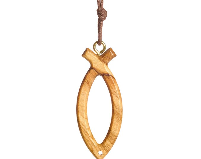 Sterling Silver Pendant, Symbol of the Christian Ichthys - Fish Symbol ...