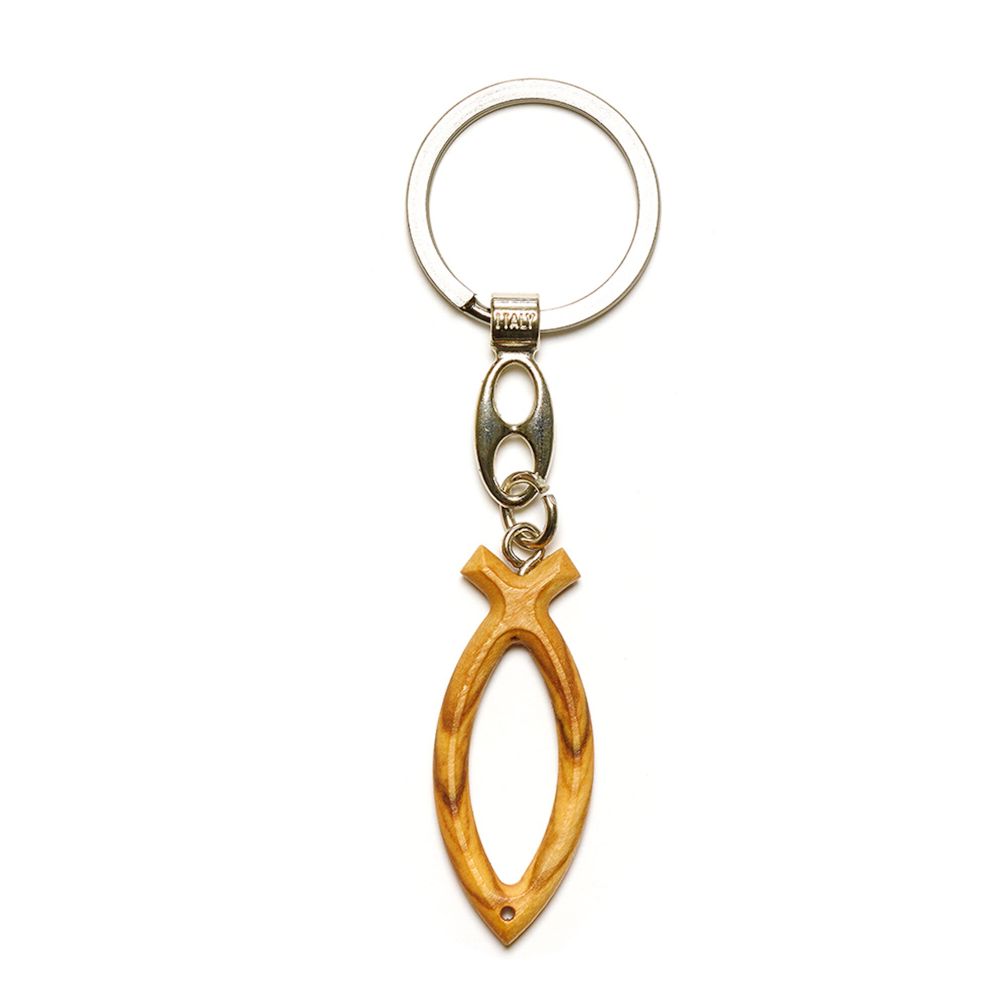 Jesus Fish Ichthus Olive Wood Symbol Keychain Handmade in - Etsy UK
