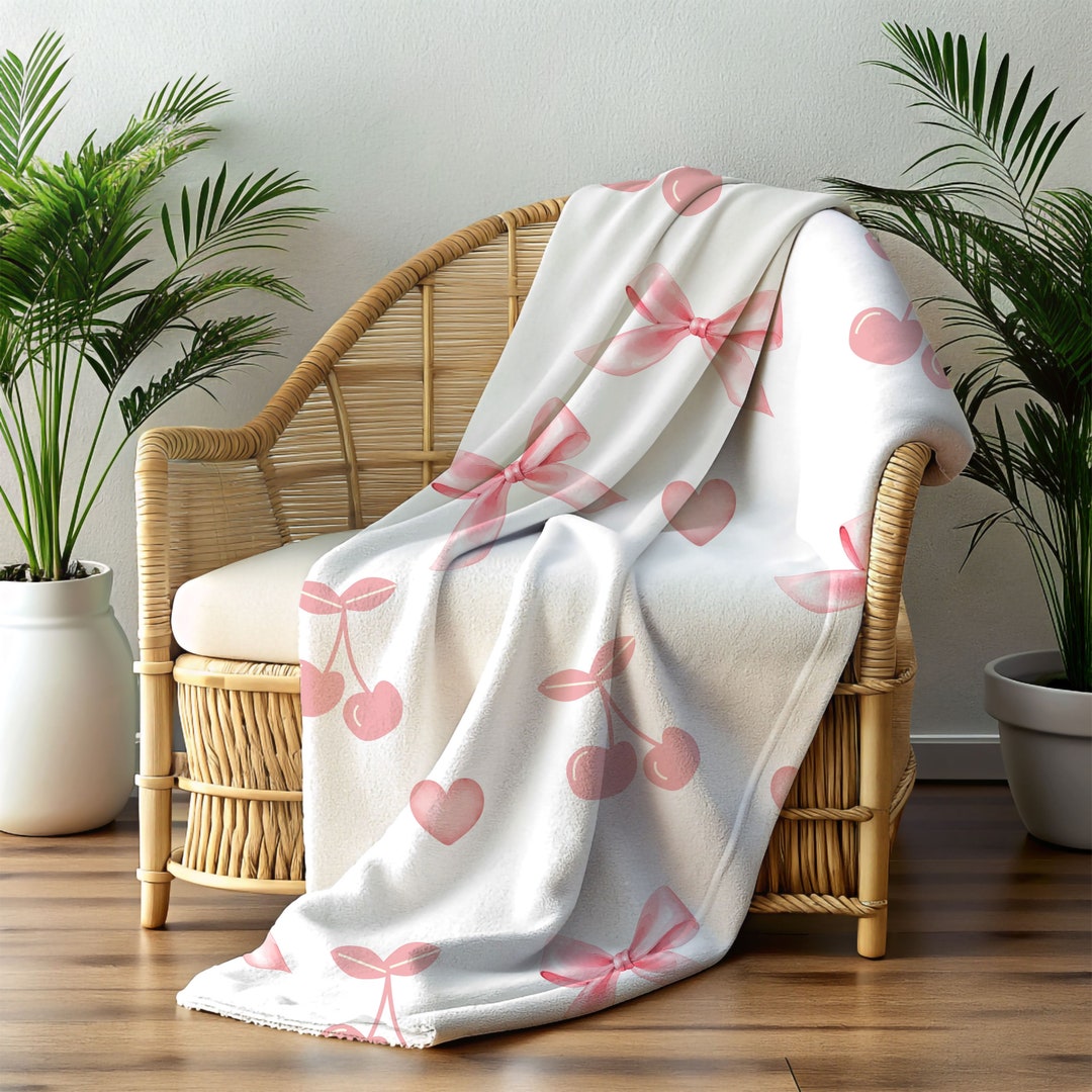 Coquette Blanket | Coquette Room Décor & Bedding | Coquette Ribbon and ...