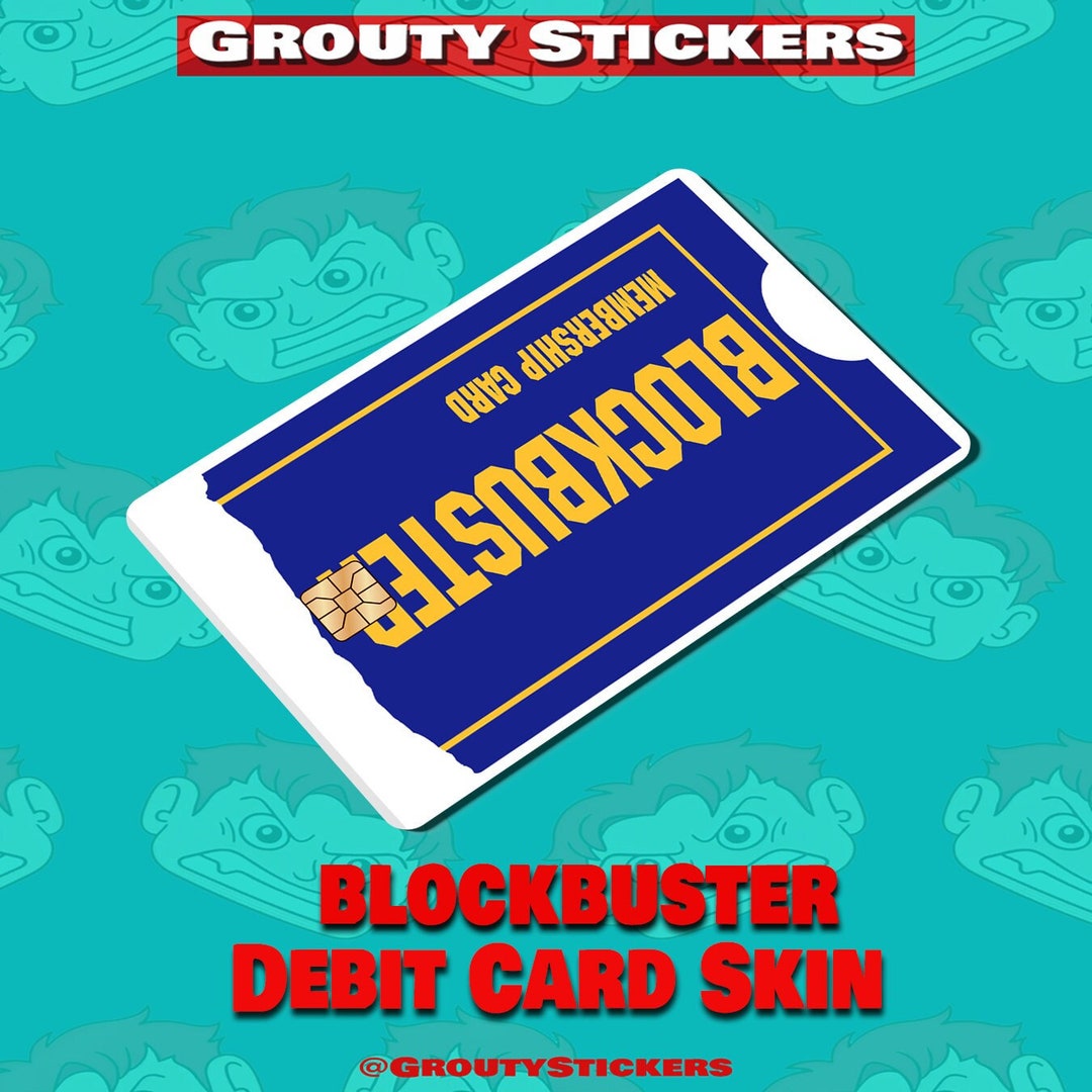 Blockbuster | Debit Card Skin | Credit Card Skin | Card Sticker - Etsy