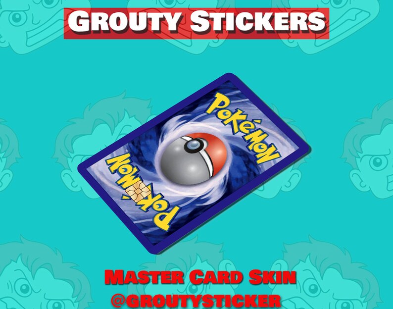 Pokemon| Debit Card Skin | Credit Card Skin | Card Sticker - Etsy