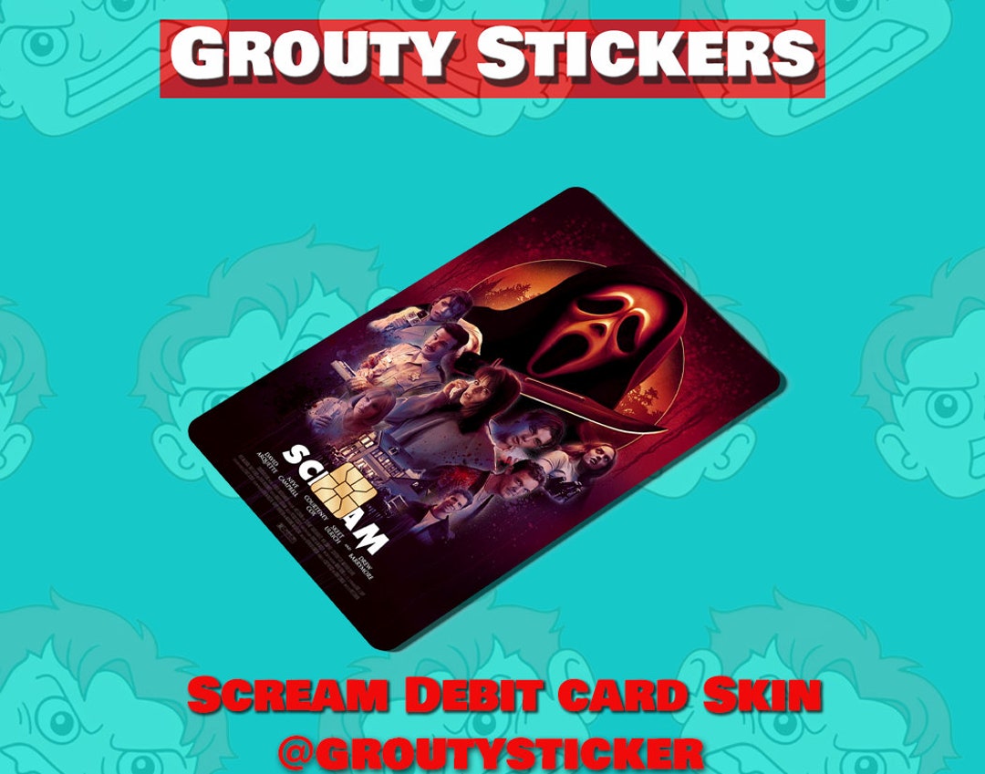 Scream| Debit Card Skin | Credit Card Skin | Card Sticker - Etsy