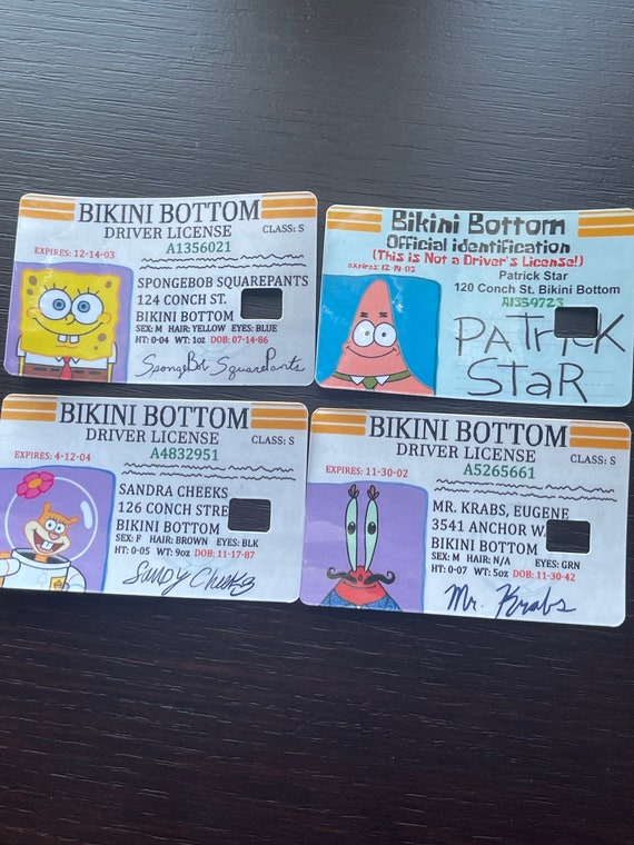 Spongebob Credit Card
