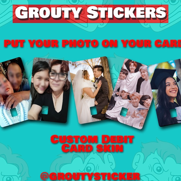 Debit Card Custom Skin - Etsy