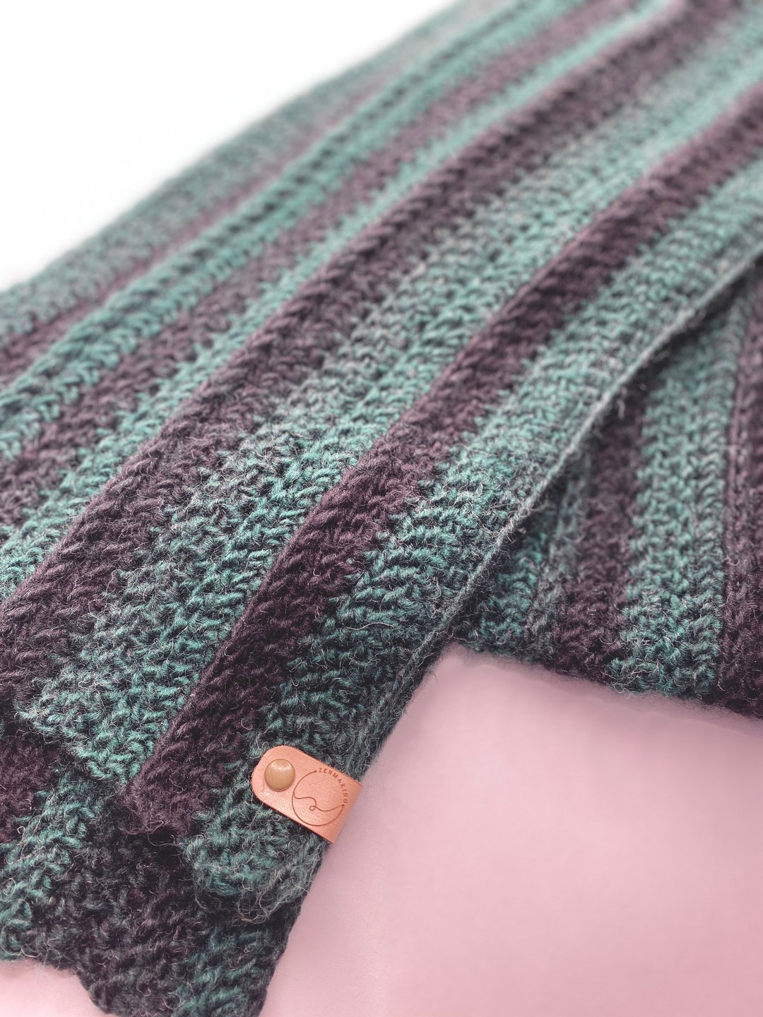 Evergreen Ribbed Crochet Scarf Pattern | Unisex Beginner Project ...