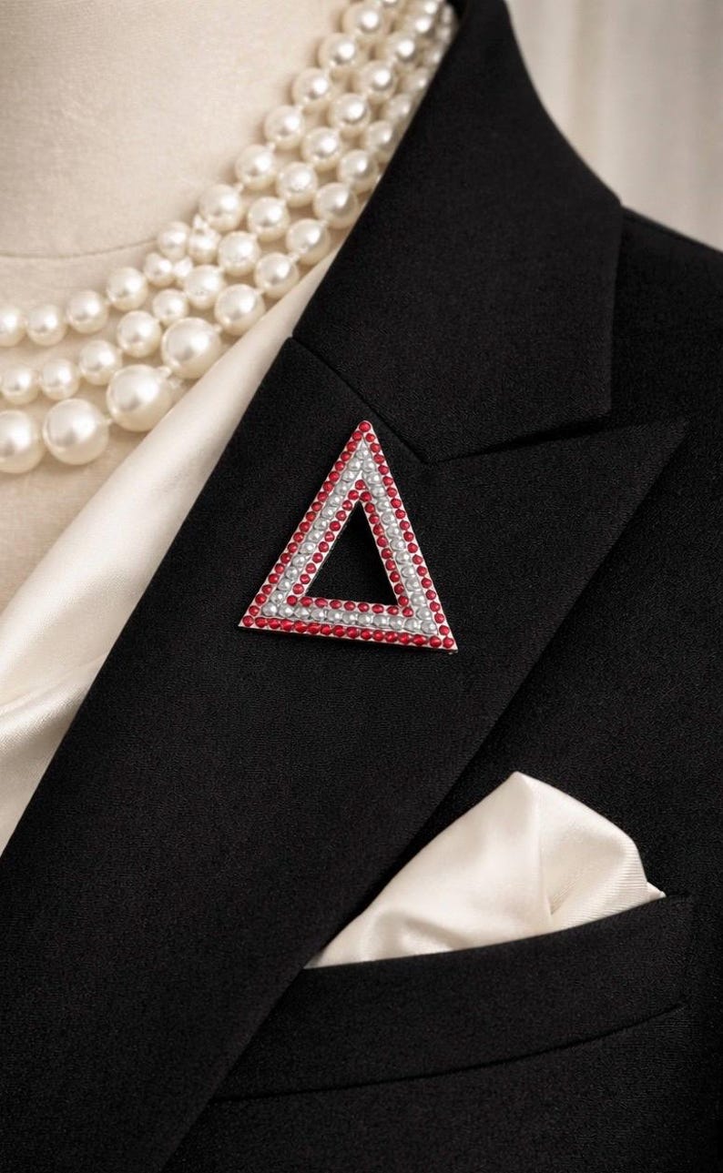 Delta Sigma Theta Pyramid| Lapel Pin - Etsy