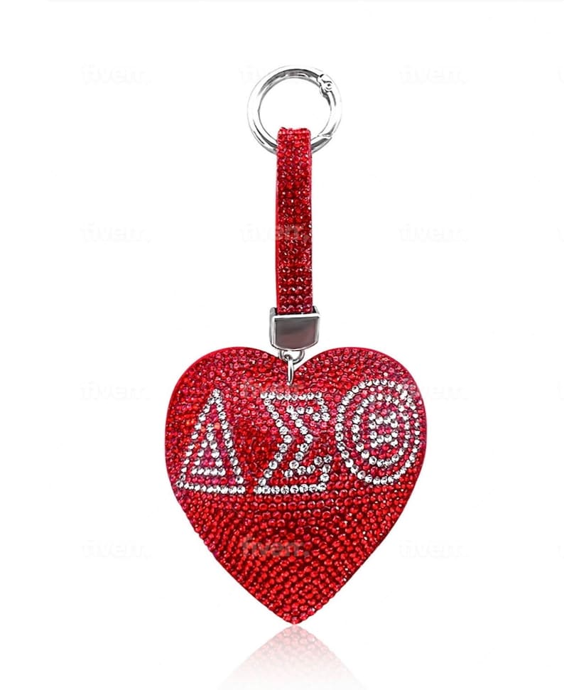 Delta Sigma Theta Key Chain - Etsy