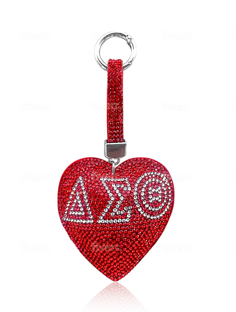Delta Sigma Theta Key Chain - Etsy