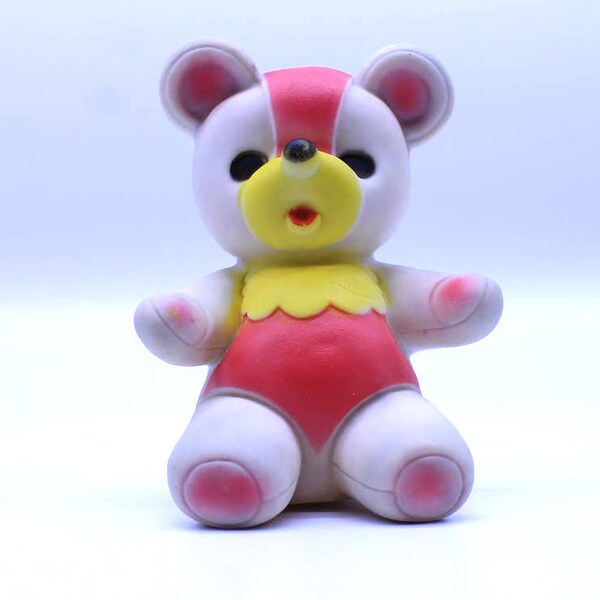 Vintage Squeak Bear - Etsy