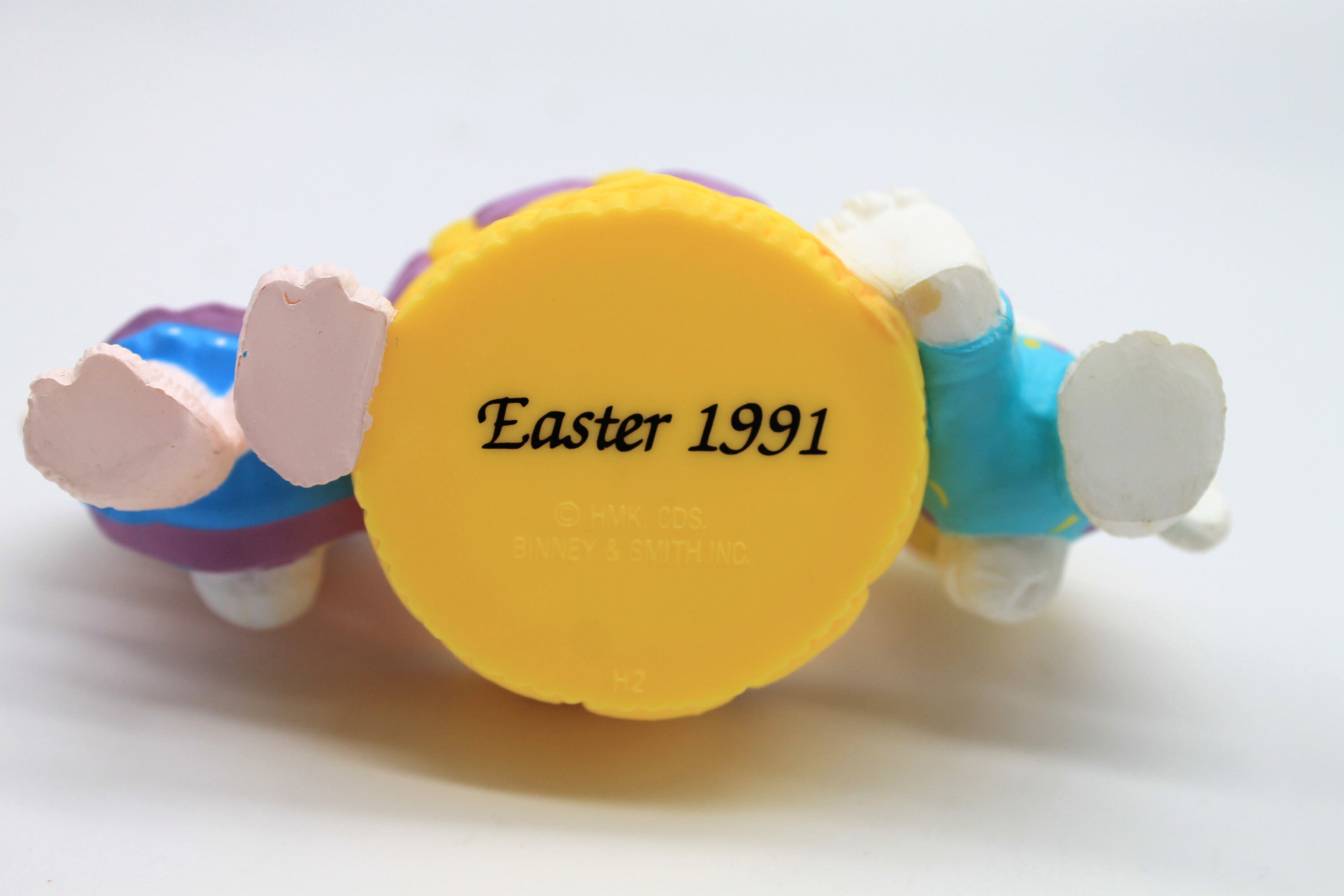 2 Vintage Crayola Easter Figurines 1990, 1991 Easter Bunnies, Basket - Etsy