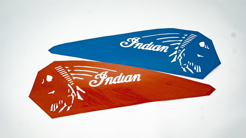 Indian Scout Bobber Skull Gas Tank Decal - Etsy