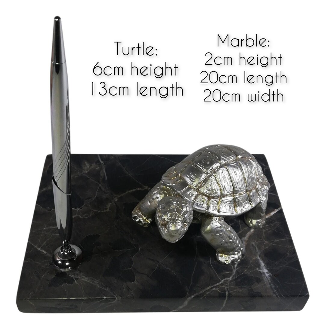 Large Turtle Statue Cool Office Decor - Etsy