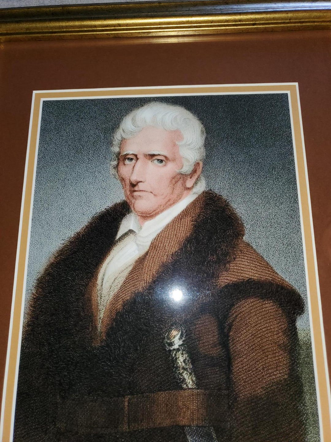 Frontiersman Daniel Boone Print, Double Matted and Framed. - Etsy