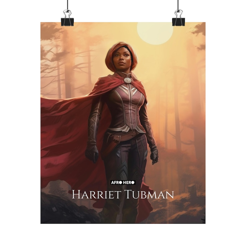 Harriet Tubman II superhero of Freedom - Etsy