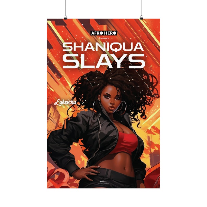 Lakeisha -shaniqua Slays Poster Series - Etsy