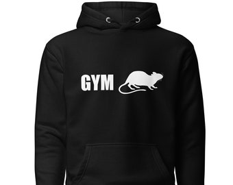 Gym Rat Hoodie - Etsy