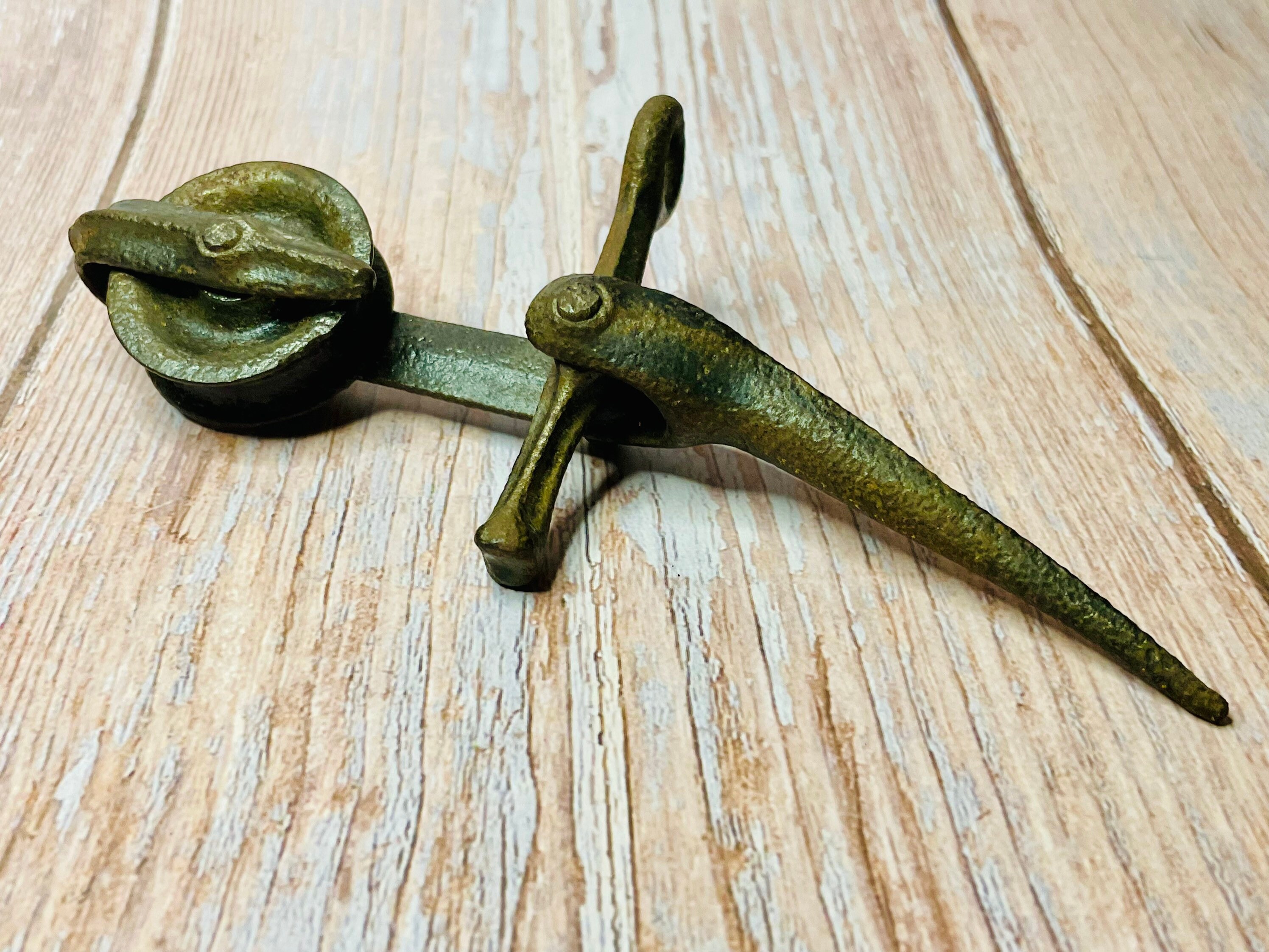 Antique Fodder Shock Tying Cast Iron Hand Tool - Etsy